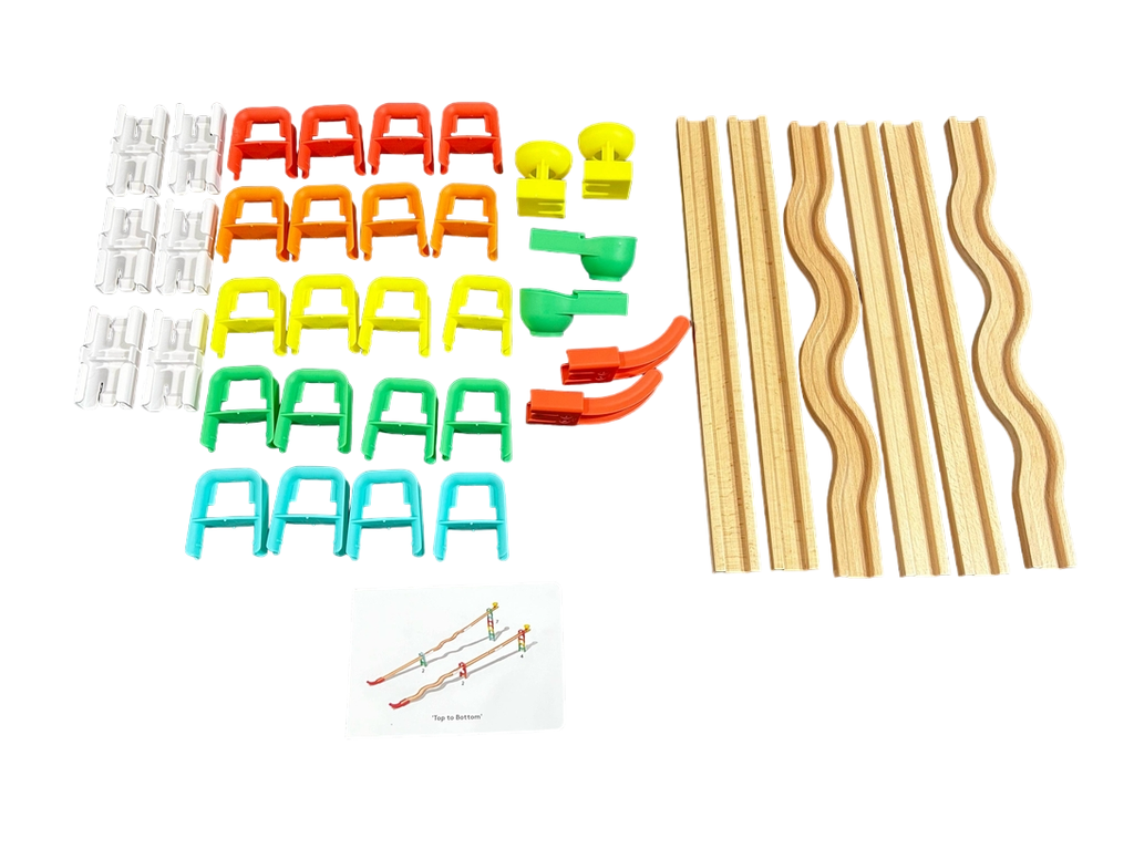 Lovevery Energy-in-Motion Wooden Ball Ramps