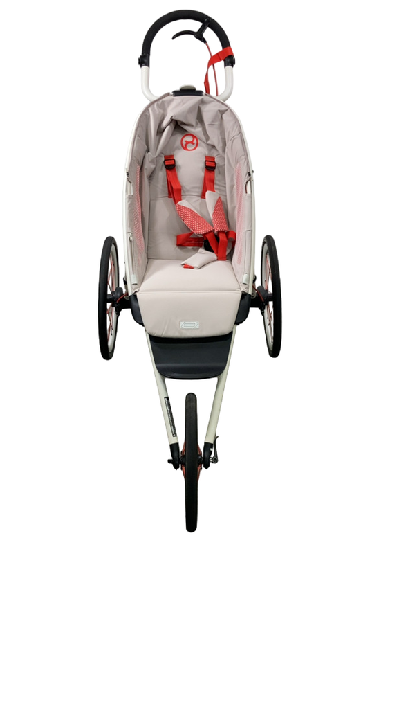 Cybex AVI Jogging Stroller, 2021, Cream/Orange