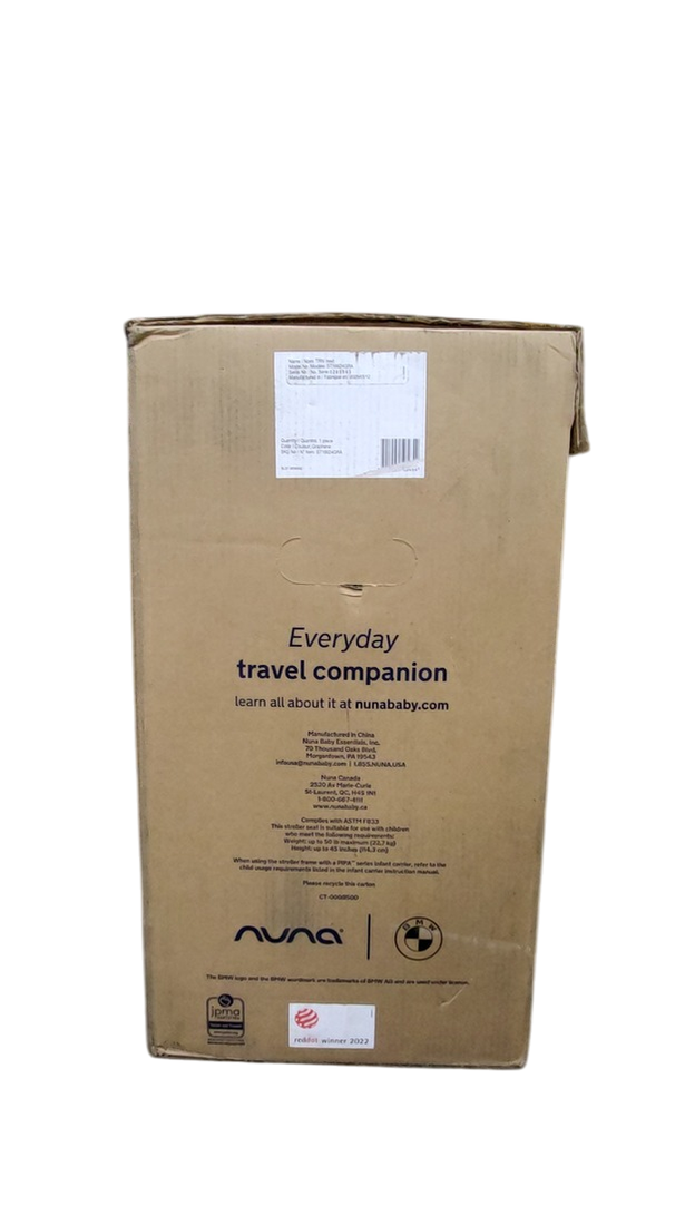 Nuna TRIV Next Stroller, 2025, Graphene/BMW — GoodBuy Gear