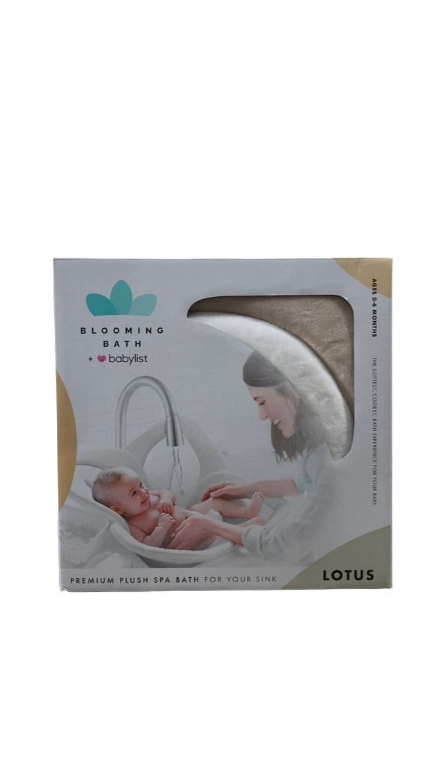Blooming Bath Lotus Baby Bath Seat, Cream/Gold — GoodBuy Gear