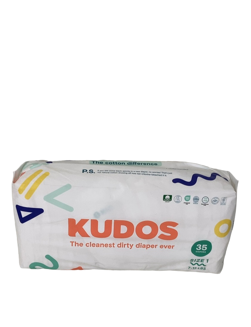 Kudos Diapers, 1, 210-Box, White — GoodBuy Gear