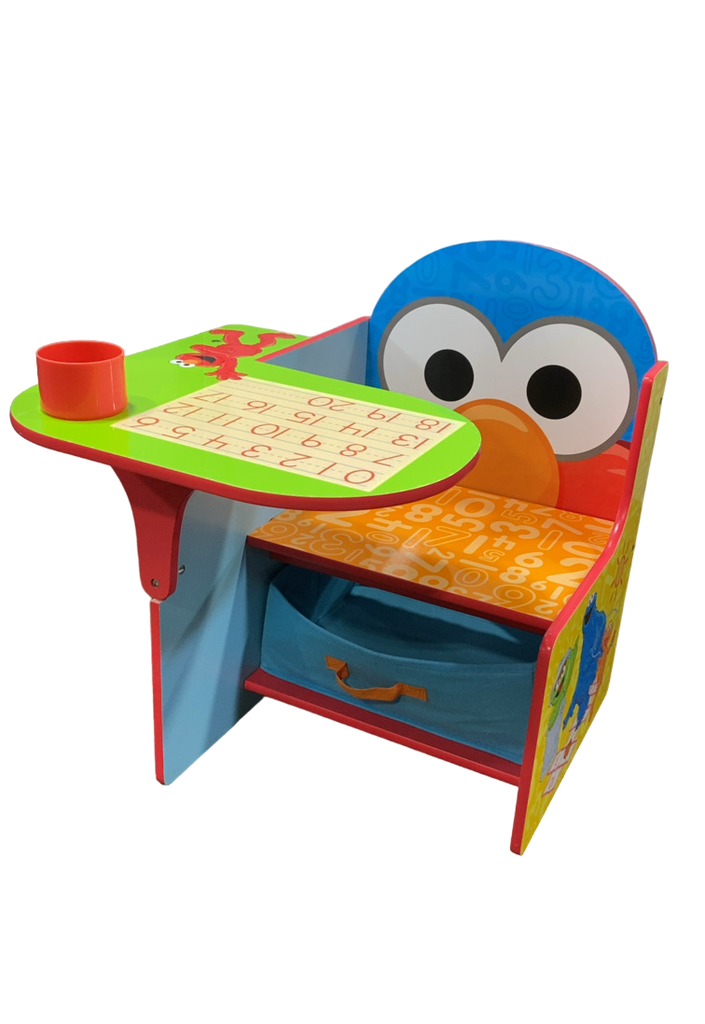 Delta Children Sesame Street Chair Desk With Storage Bin