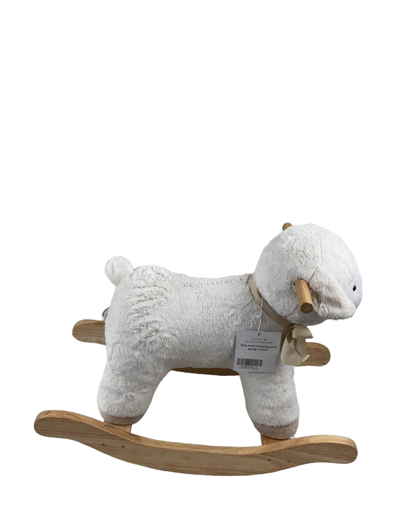 Pottery Barn Kids Plush Animal Rocker, Lamb