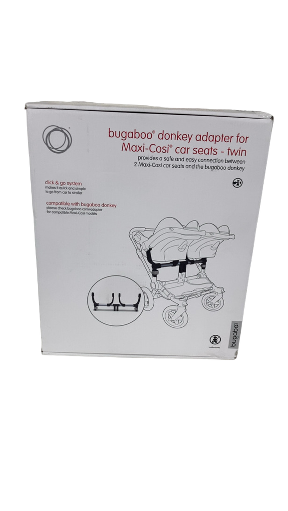 Bugaboo Donkey Twin Adapter for Turtle/Maxi Cosi Car Seats