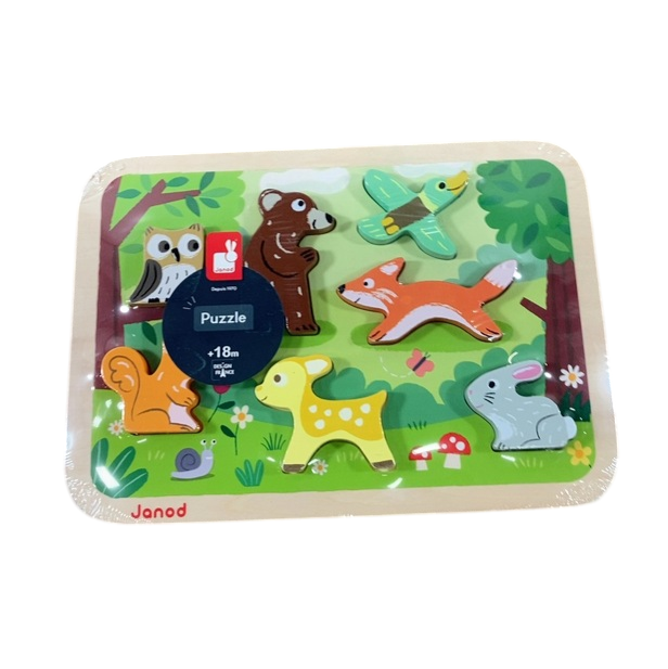 Janod Chunky Puzzle, Forest — GoodBuy Gear