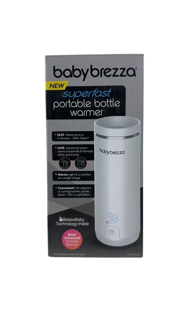 Baby Brezza Super Fast Portable Bottle Warmer, White — GoodBuy Gear