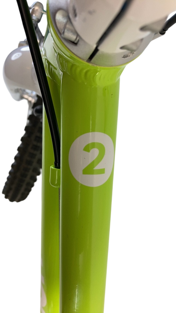 Woom 2 Bike- 14”, Lizard Lime — GoodBuy Gear