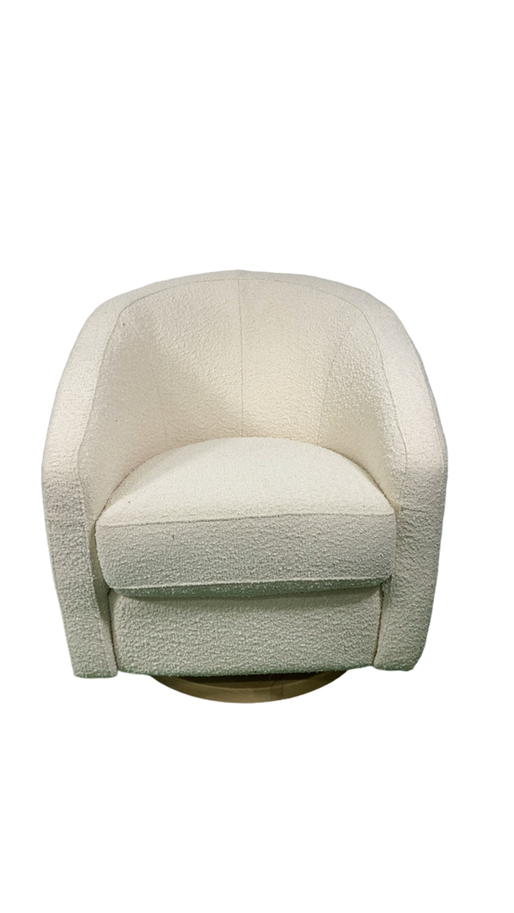 Babyletto Madison Swivel Glider, Ivory Boucle & Cane