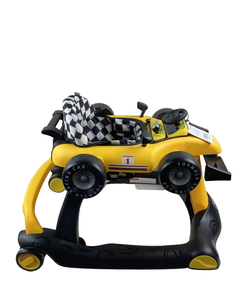 Baby Joy 4-in-1 Race Car Baby Walker, Yellow