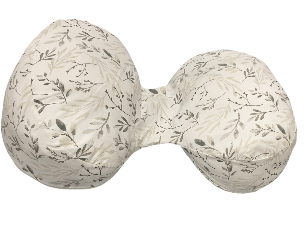 Boppy Side Sleeper Pregnancy Pillow, Gray Falling Leaves — GoodBuy Gear