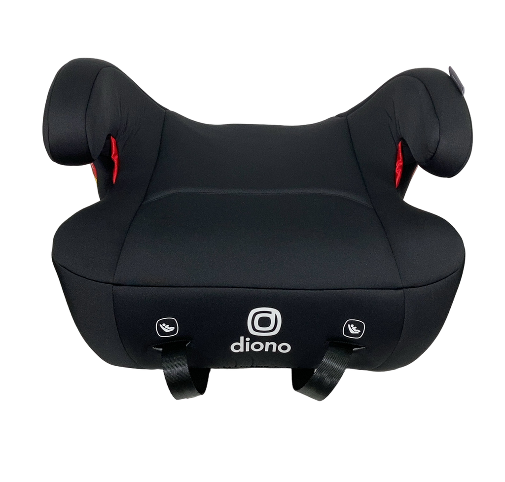 Diono Solana 2 Backless Booster Seat, 2024, Black, With LATCH