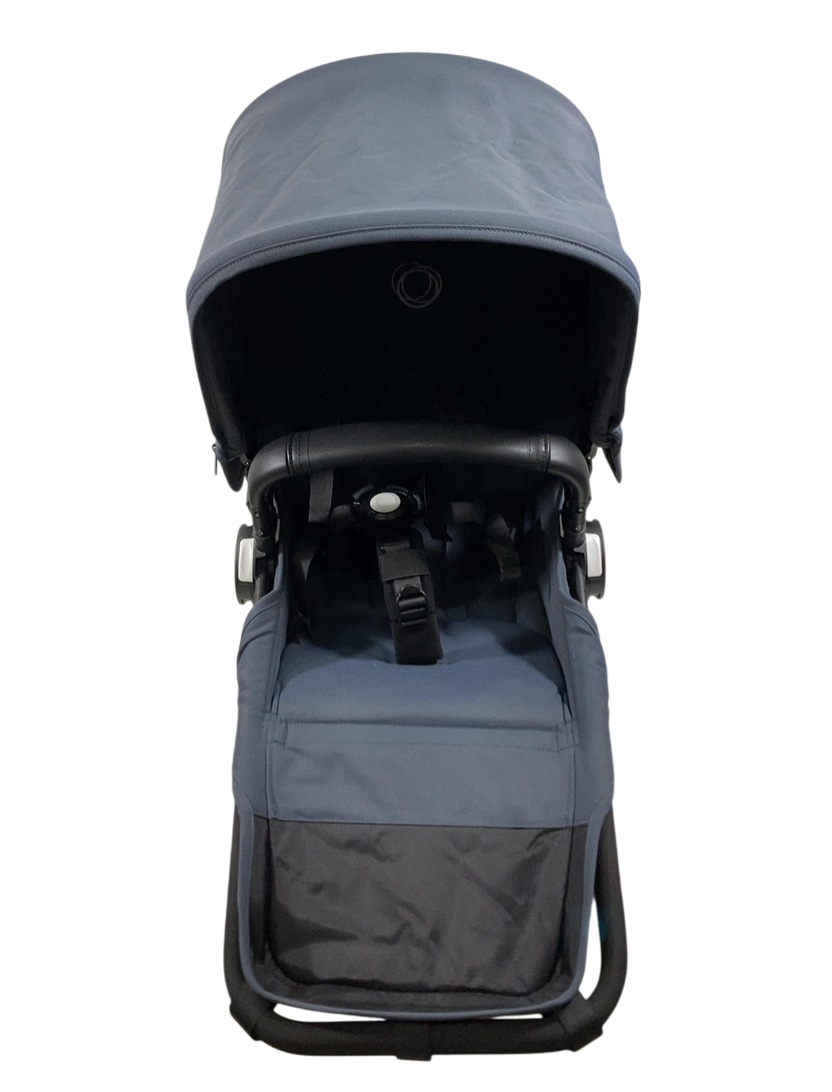 Bugaboo Donkey 5 Duo Extension Set, 2022, Black, Stormy Blue, Stormy B ...