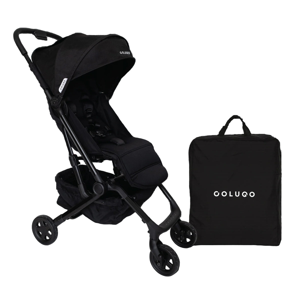 Colugo Compact Stroller+, Black/Black, 2025 — GoodBuy Gear