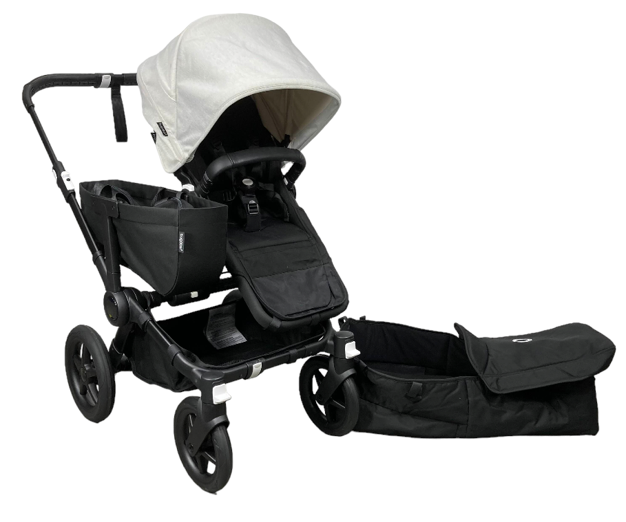 Bugaboo Donkey 5 Stroller Mono, Misty White, Black, 2021 — GoodBuy Gear