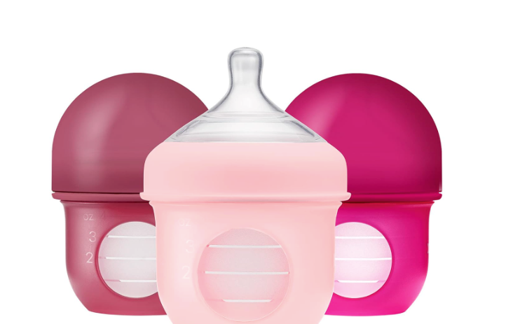 Boon Nursh Bottles, 3 Pack, Medium, Pink, 8oz — GoodBuy Gear