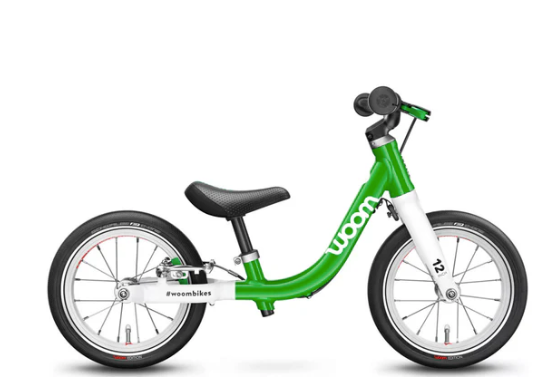 Woom 1 Balance Bike, Woom Green — GoodBuy Gear