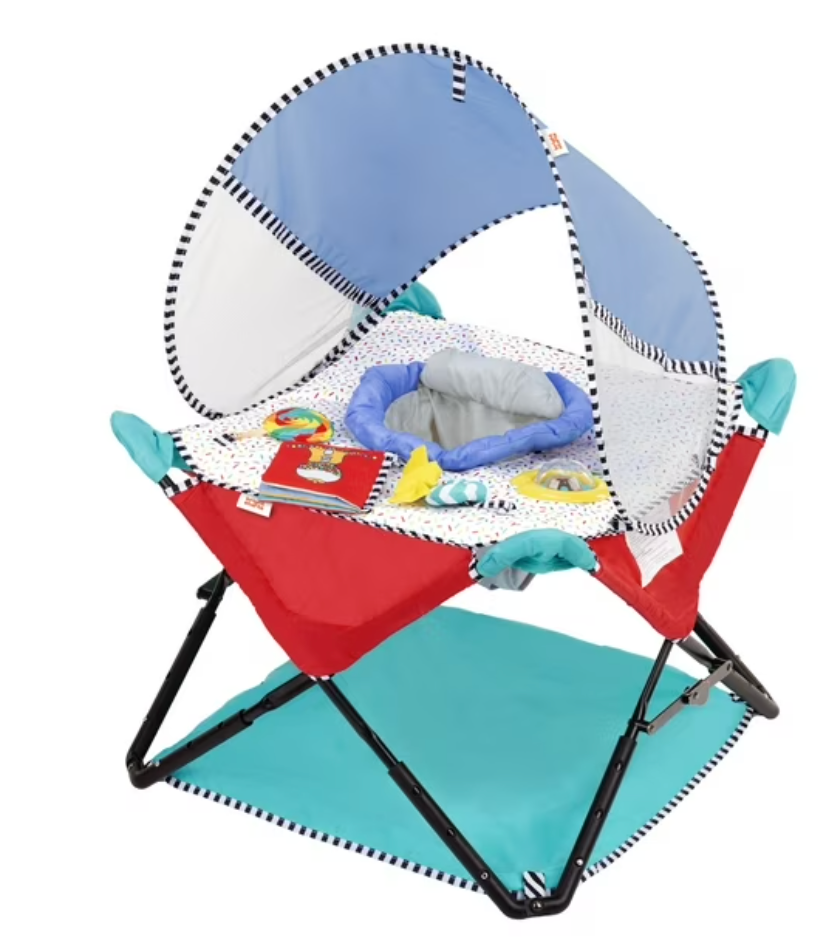 Bright Starts Pop 'N Jump Portable Activity Jumper, Sweet Treats ...