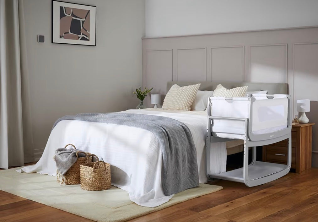 Snuz SnuzPod4 Bedside Bassinet, Dove Gray — GoodBuy Gear