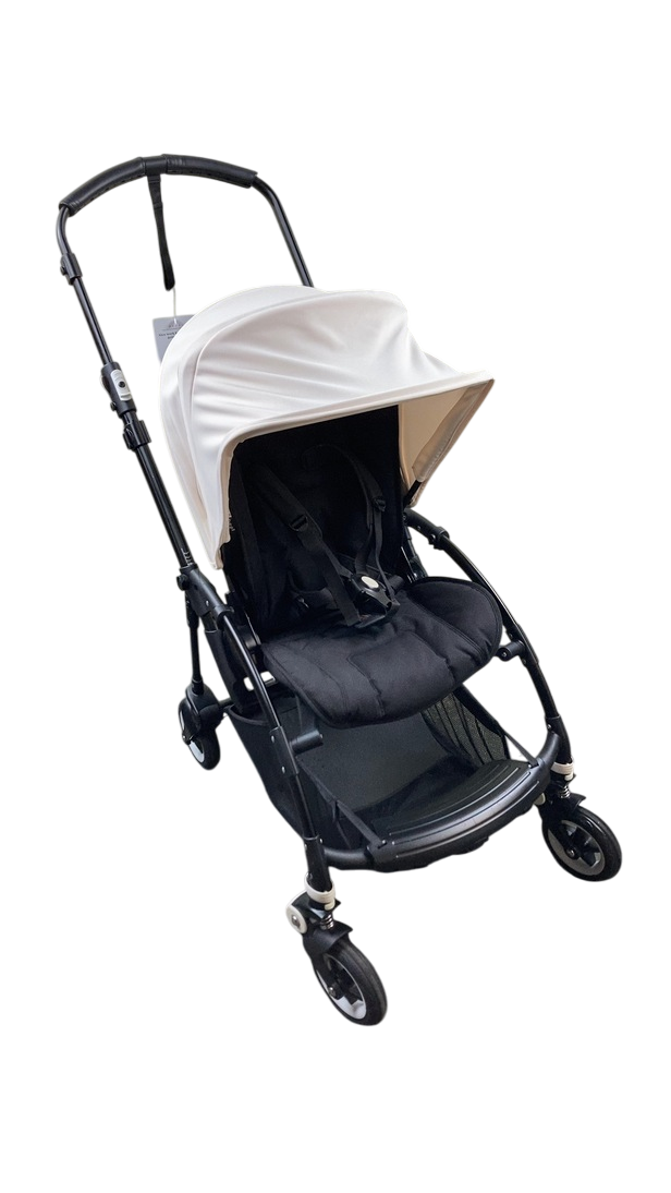 Bugaboo Bee5 Stroller, 2018, Black, Black, Fresh White — GoodBuy Gear