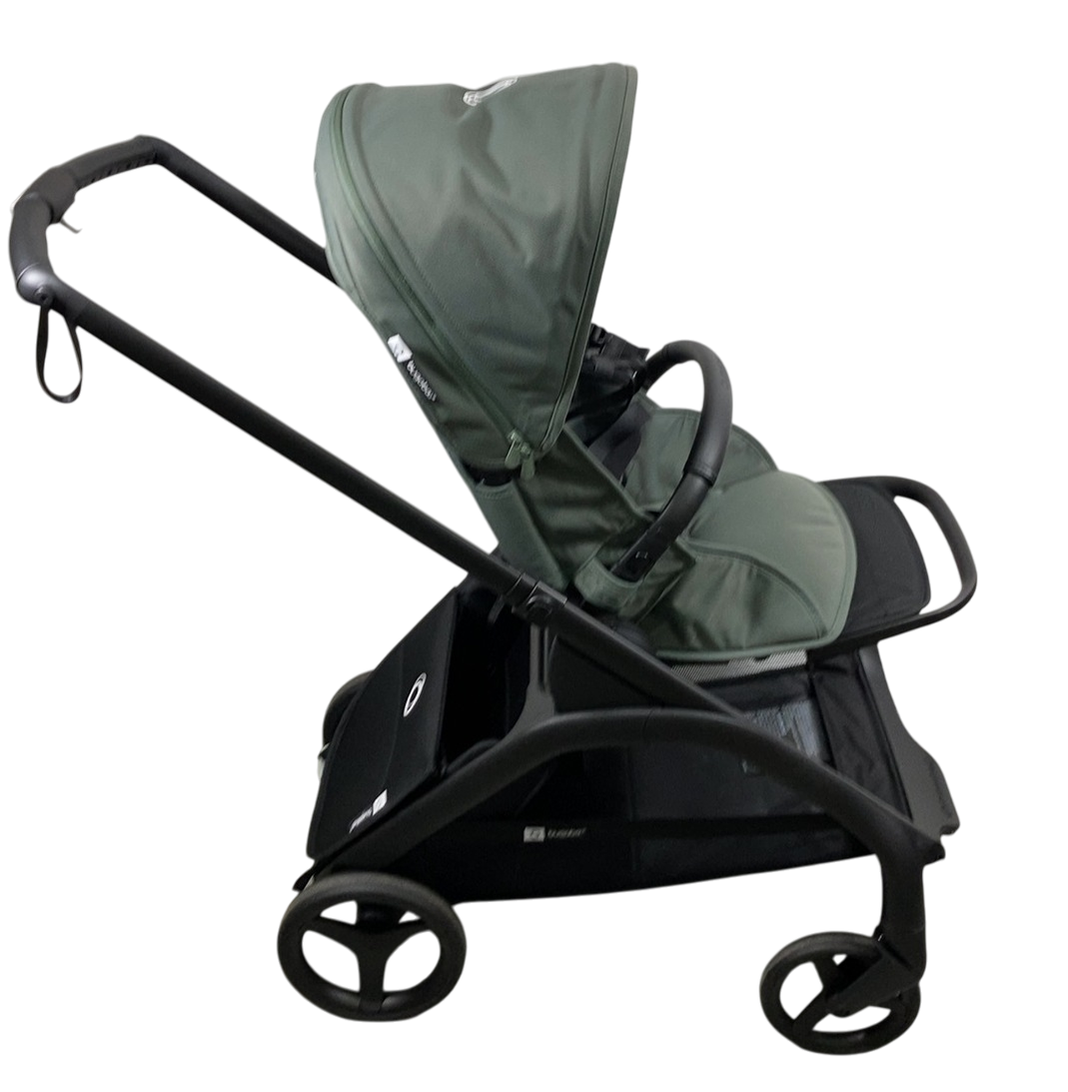 Bugaboo Dragonfly Bassinet and Seat Stroller, 2025, Black, Forest Gree ...