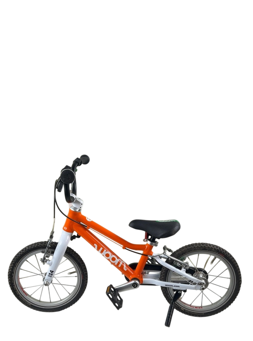 Woom ORIGINAL 2 Bike- 14”, Flame Orange — GoodBuy Gear