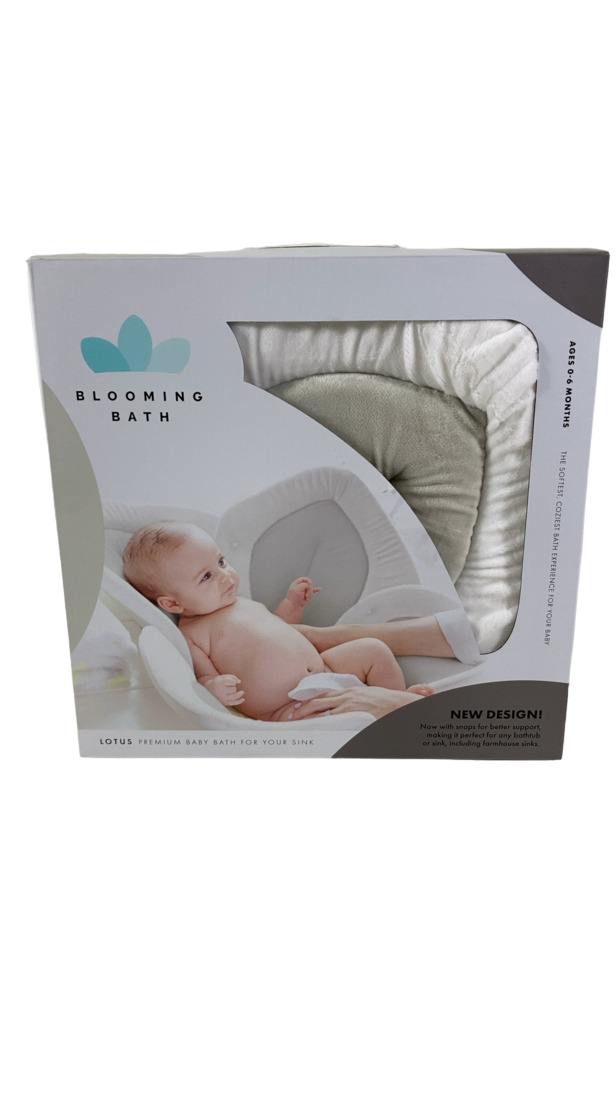 Blooming Bath Lotus Baby Bath Seat, Grey/Dark Grey — GoodBuy Gear