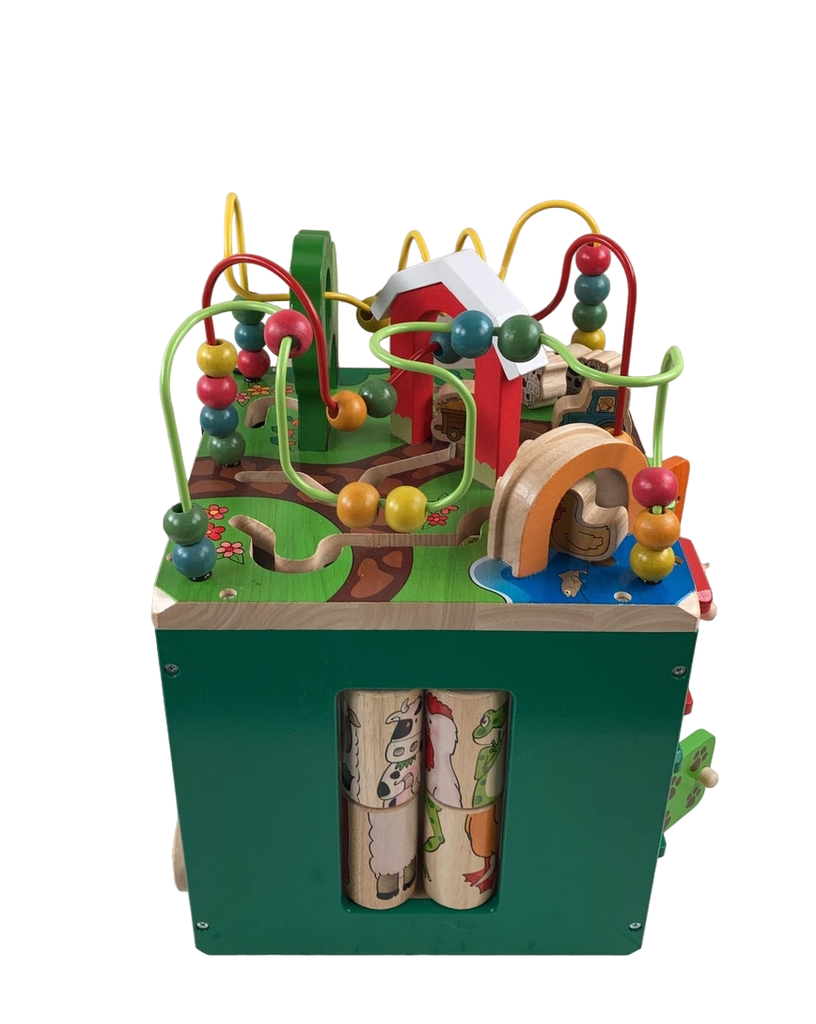 Battat Wooden Activity Cube