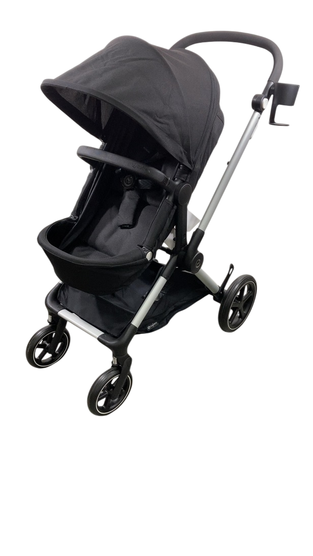 Cybex Eos Stroller, 2024, Moon Black, Silver — GoodBuy Gear