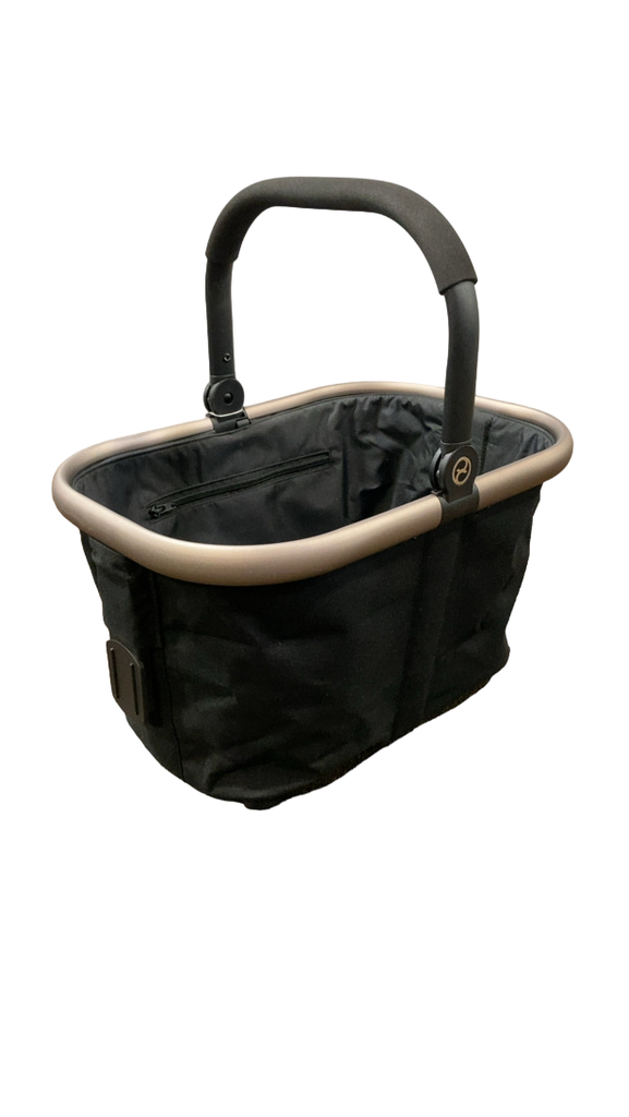 Cybex Gazelle S Stroller Basket, Taupe Frame, Moon Black