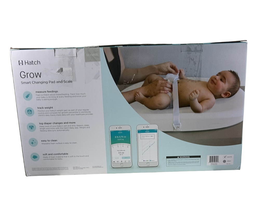 Hatch Grow Smart Changing Pad, White