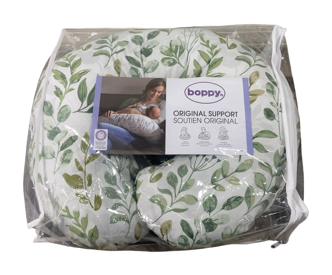 Boppy Original Nursing and Infant Support Pillow Slipcover, Green Foli ...
