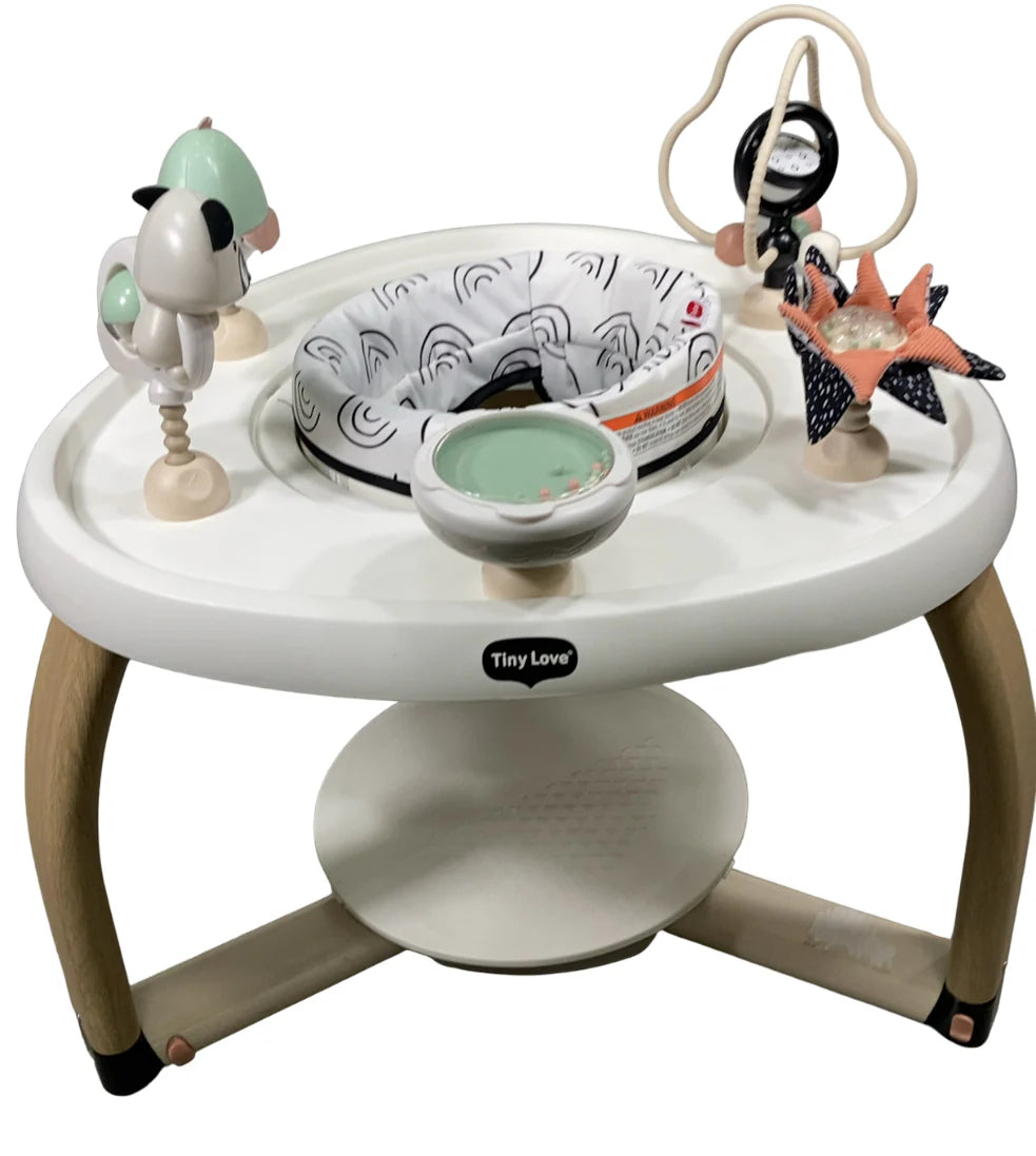 Tiny Love 5-in-1 Stationary Activity Center, Black & White — GoodBuy Gear