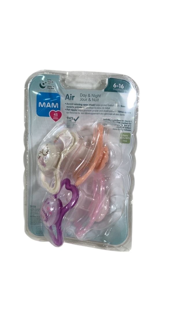 MAM Air Pacifiers, Purple / Coral — GoodBuy Gear