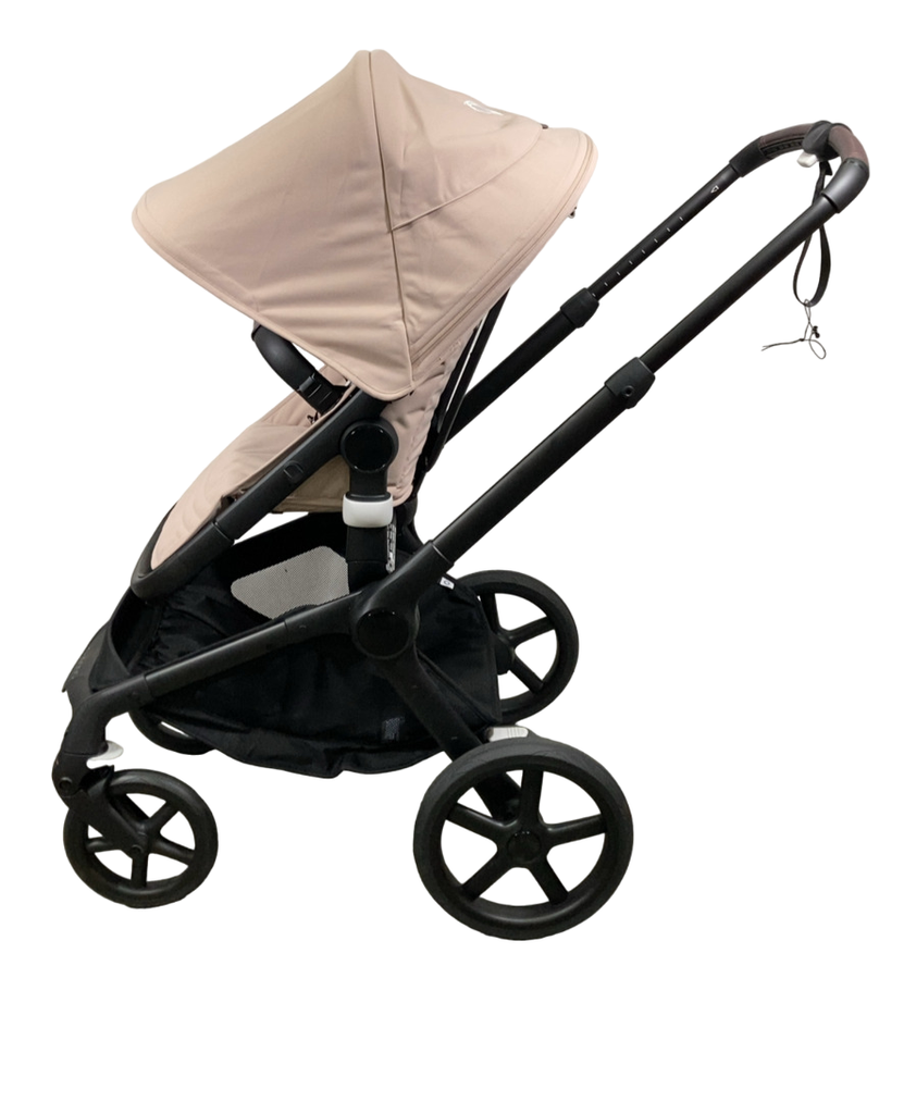 Bugaboo Fox 5 Stroller, 2024, Black Frame, Desert Taupe