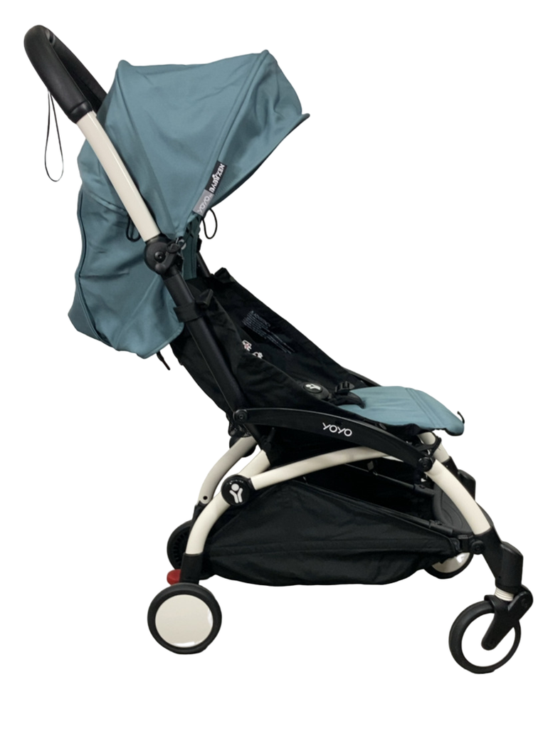 Babyzen YOYO2 Complete Stroller, White with Aqua, 2022