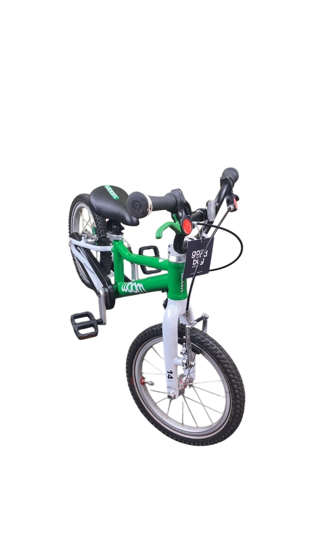 Woom Woom 2 Bike- 14”, Woom Green — GoodBuy Gear