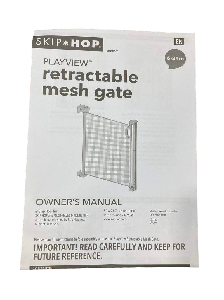 Skip Hop Playview Retractable Mesh Gate