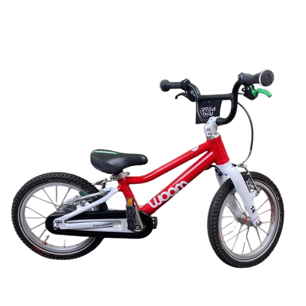 Woom 2 Bike- 14”, Woom Red — GoodBuy Gear