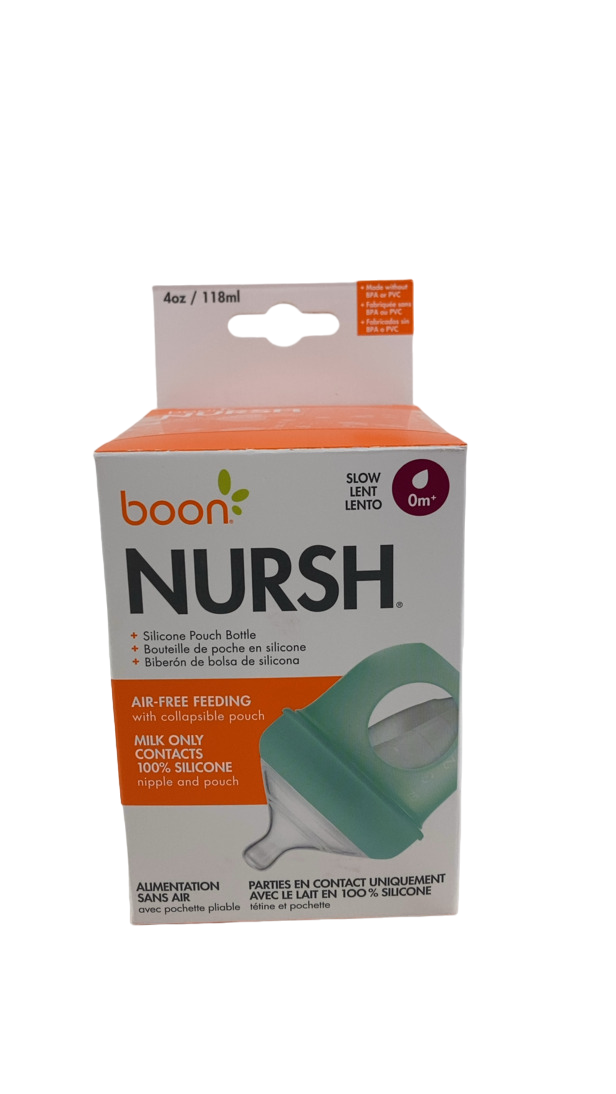 Boon Nursh Bottle, Slow, Blue, 4oz — GoodBuy Gear