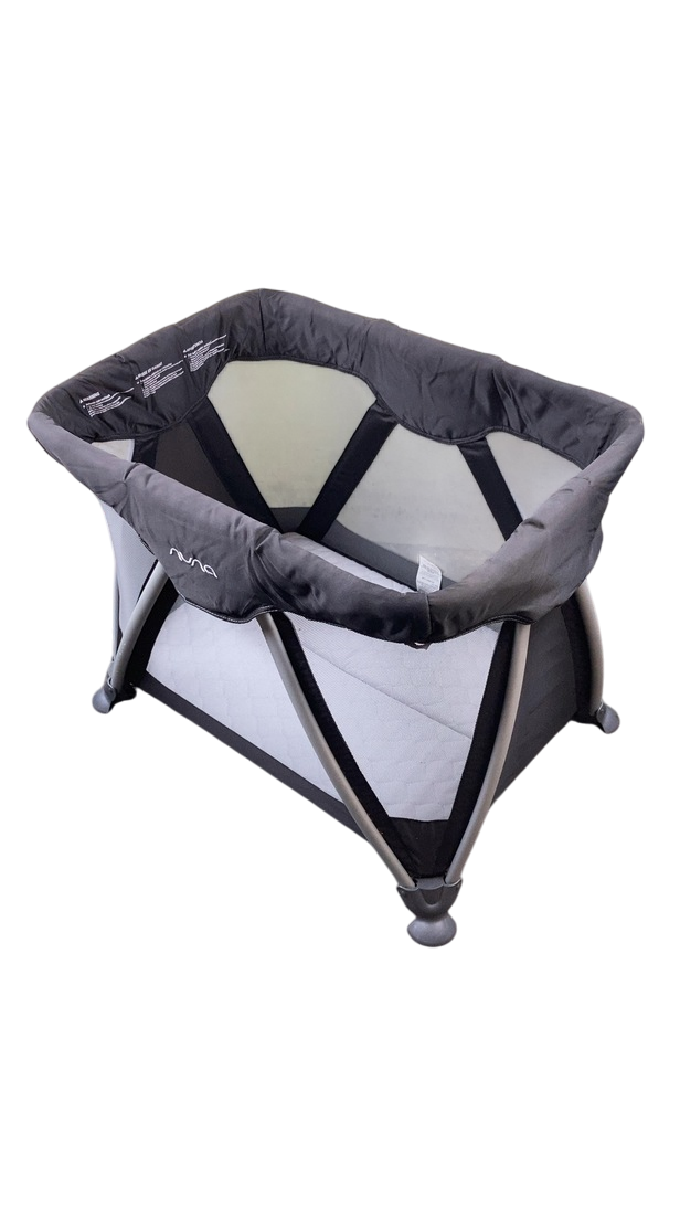 Nuna Sena Mini Travel Cot, Caviar — GoodBuy Gear