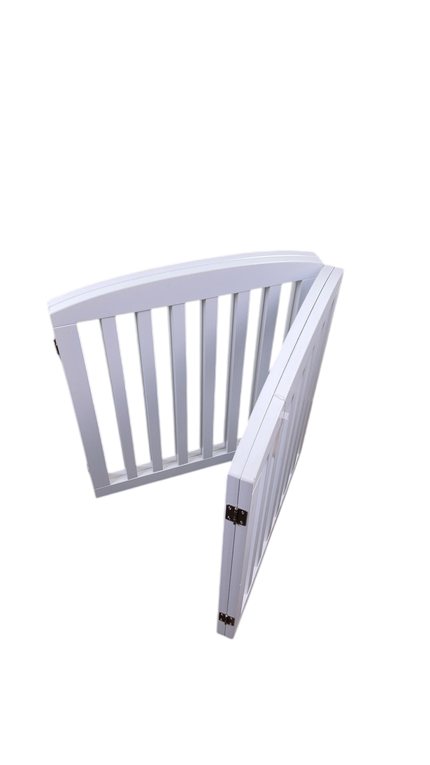Spirich Folding Gate, White — GoodBuy Gear