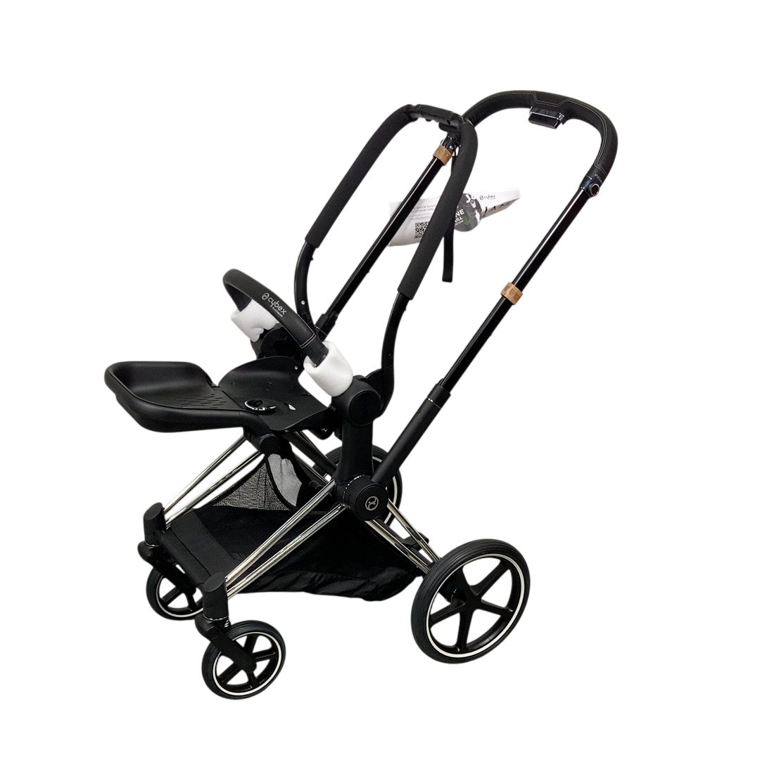 Cybex PRIAM Stroller Frame And Seat, 2022, Chrome/Black — GoodBuy Gear