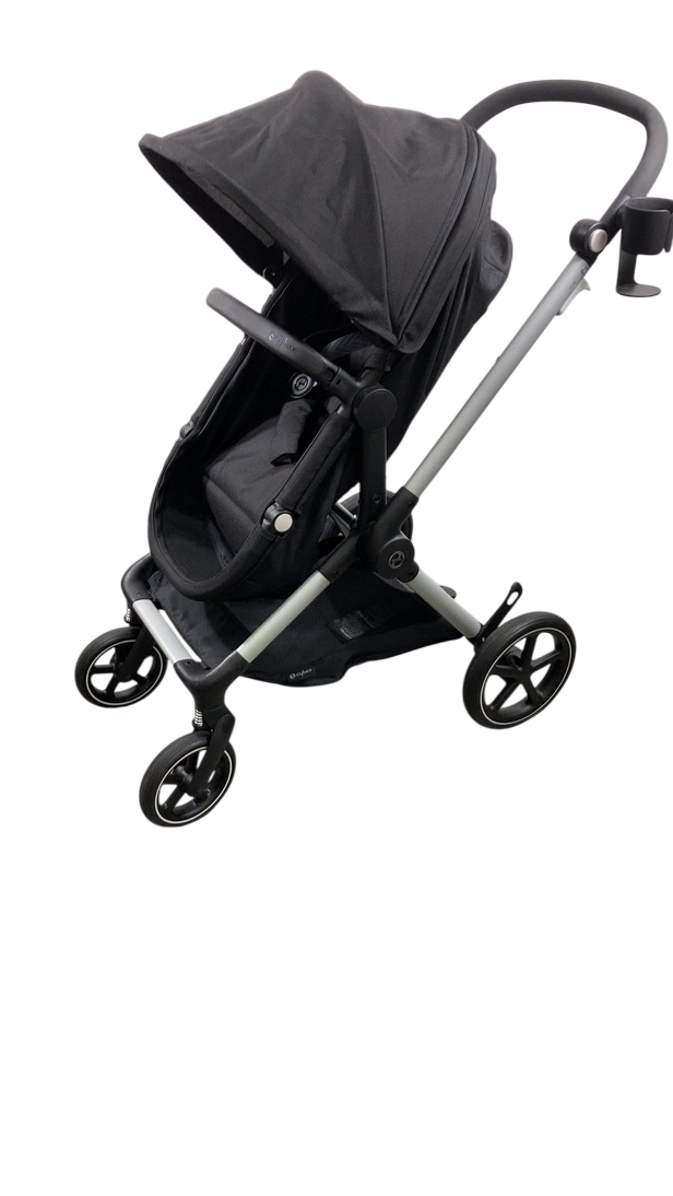 Cybex Eos Stroller, 2024, Moon Black, Silver — GoodBuy Gear