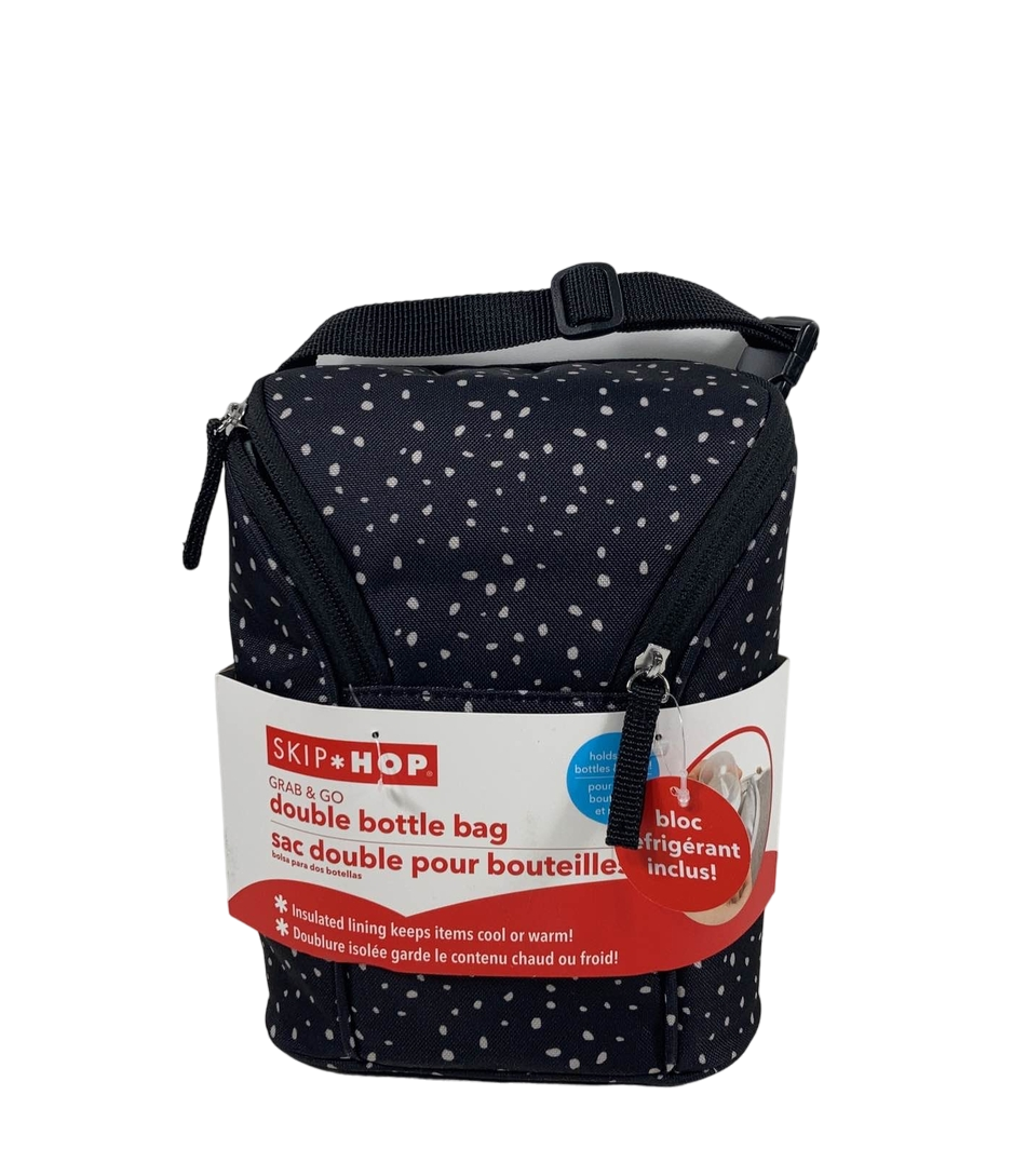 Skip Hop Grab And Go Double Bottle Bag, Black — GoodBuy Gear