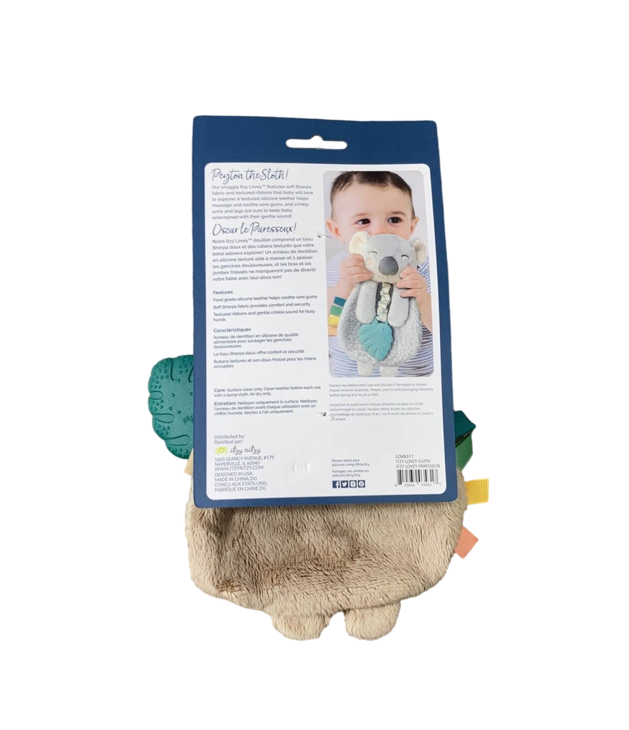 Itzy Ritzy Lovey Teether Toy, Sloth