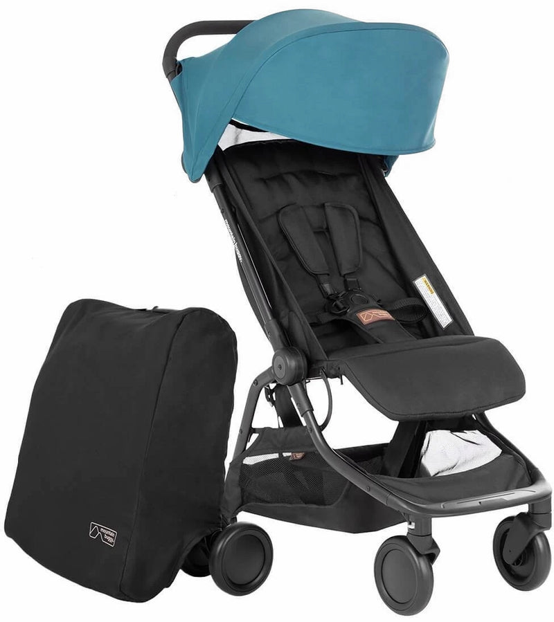 Mountain Buggy Nano V3 Stroller, 2023, Teal — GoodBuy Gear