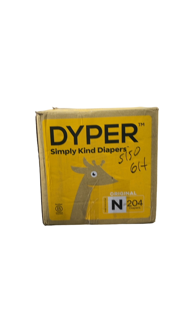 DYPER Bamboo Diaper Box, Newborn, 204 Count — GoodBuy Gear