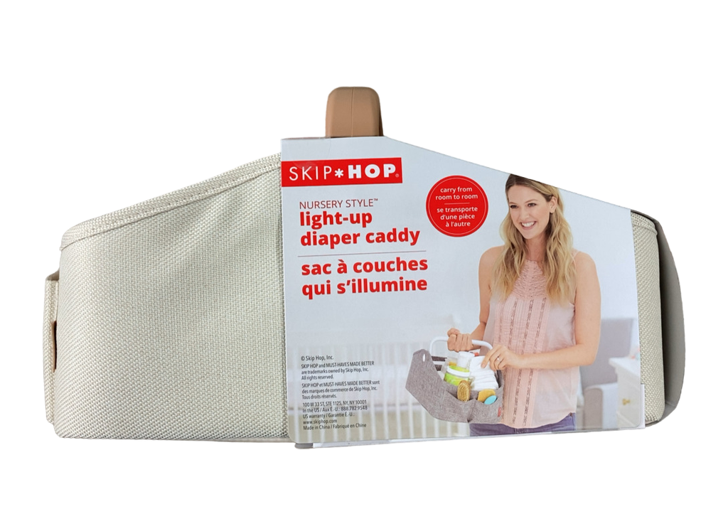 Skip Hop Light Up Diaper Caddy, Oat