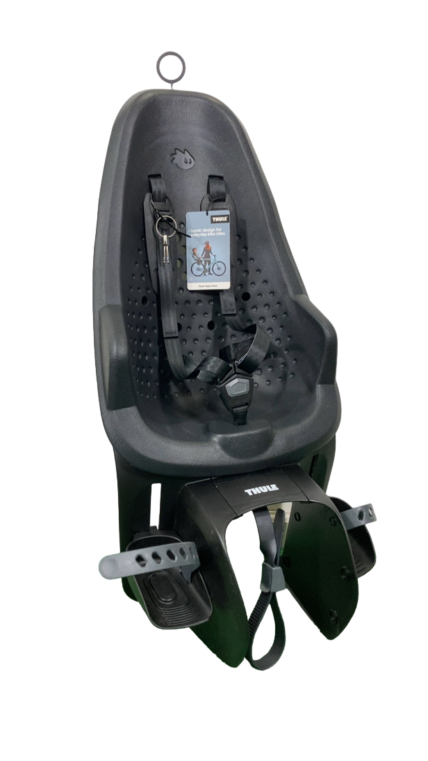 Thule Yepp 2 Maxi Rack Mounted Child Bike Seat, Midnight Black ...