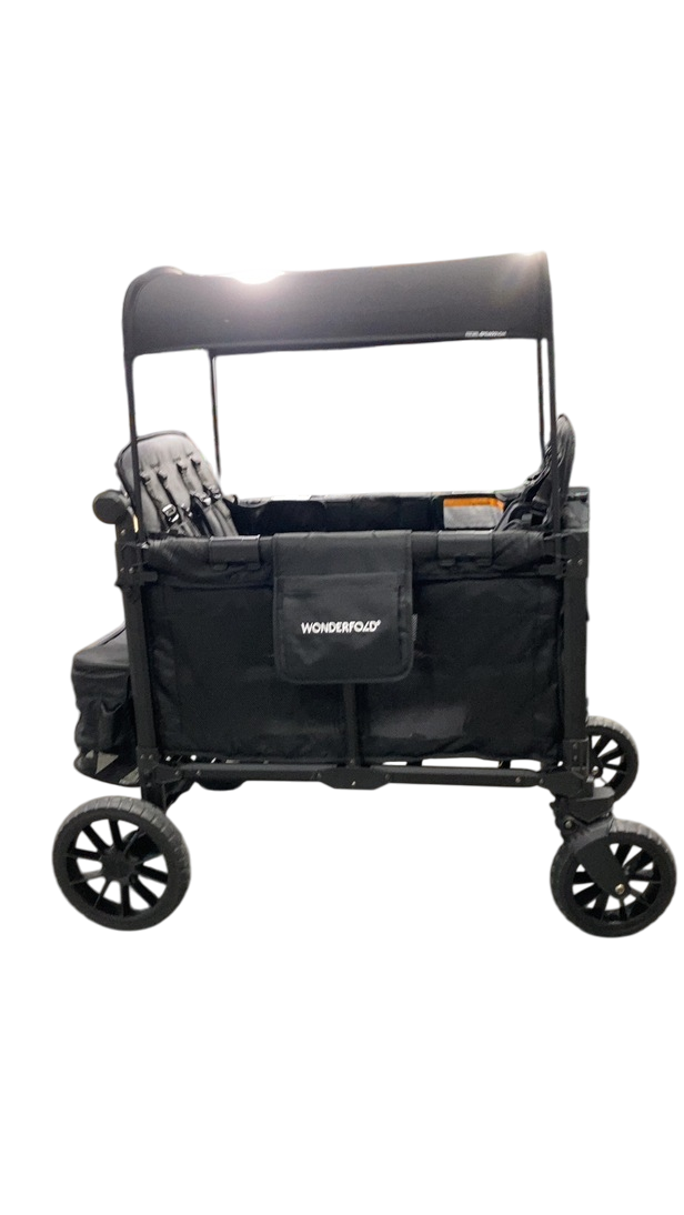 Wonderfold W6 Luxe Pro Stroller Wagon, Jet Black, 2024 — GoodBuy Gear